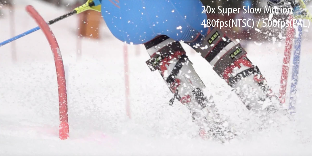 Sony RX10 III - Super Slow Motion with Super Telephoto - "Ski"